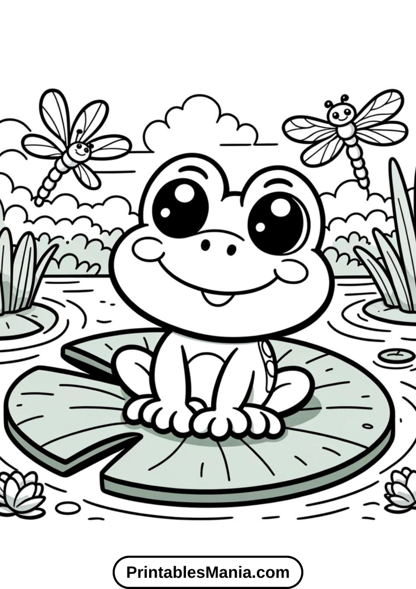 Cute Animal Coloring Pages PDF - Printables Mania
