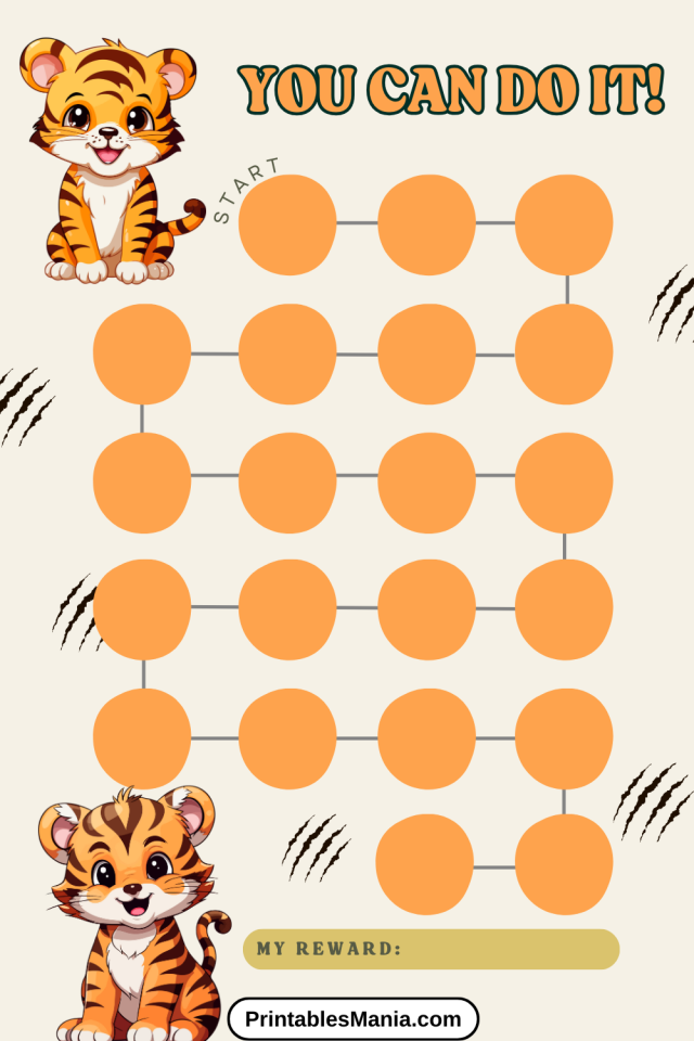 Reward Chart Printable PDF - Printables Mania