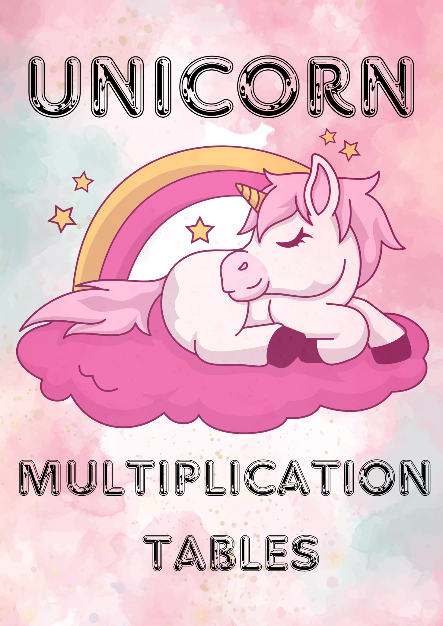 Magical Unicorn Multiplication Tables: Printable Math Worksheets for ...