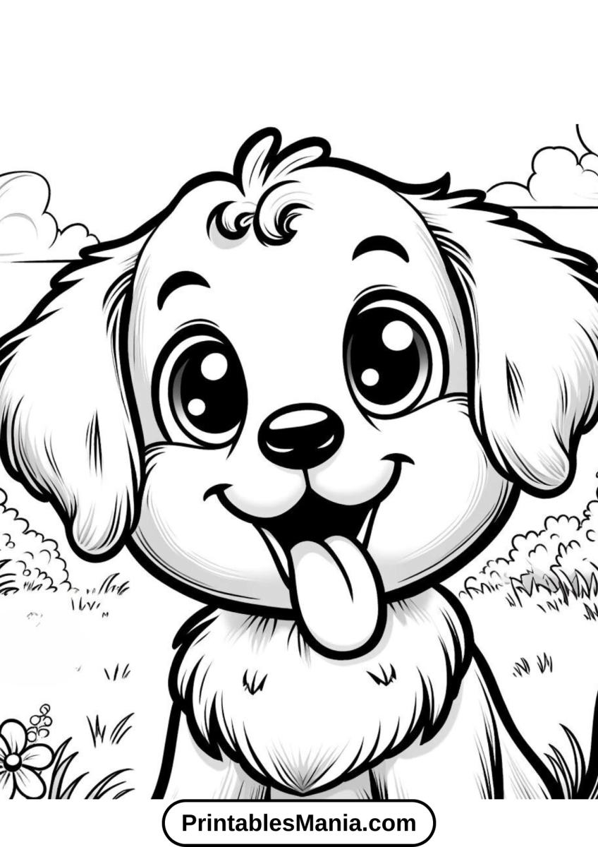 Cute Animal Coloring Pages PDF - Printables Mania