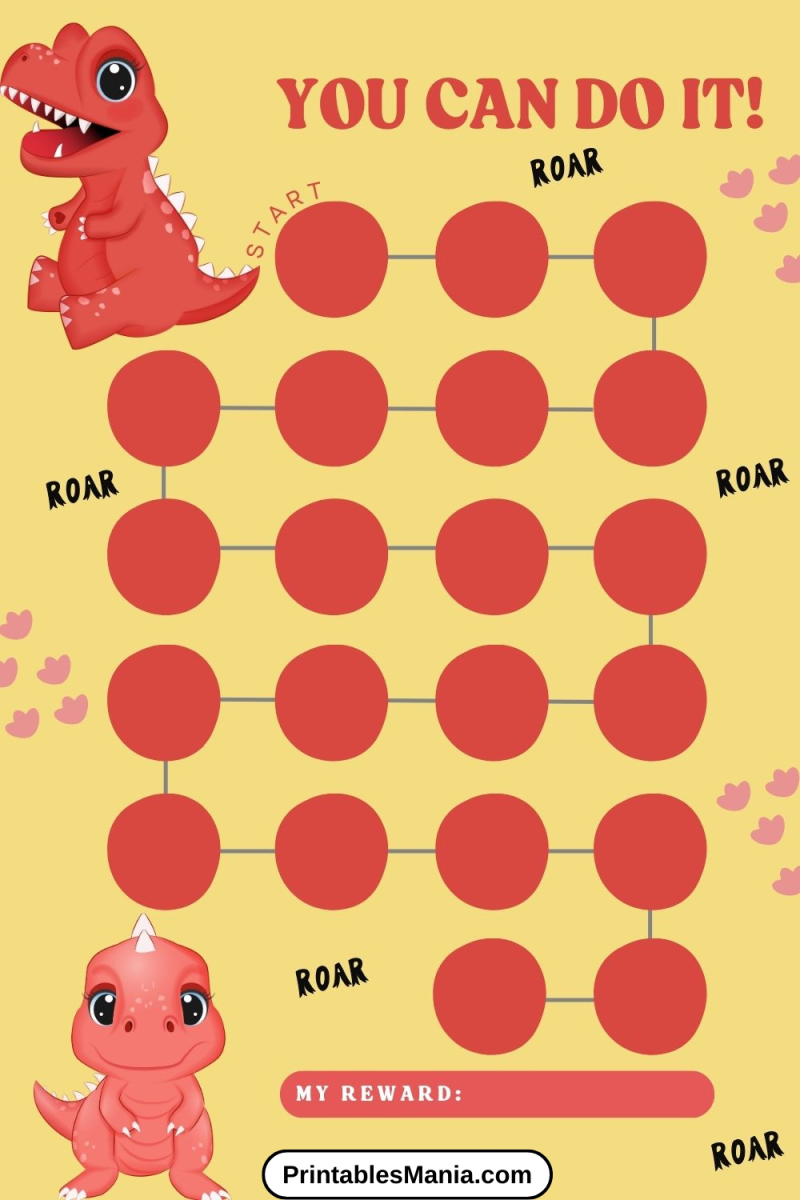 Reward Chart Printable PDF - Printables Mania