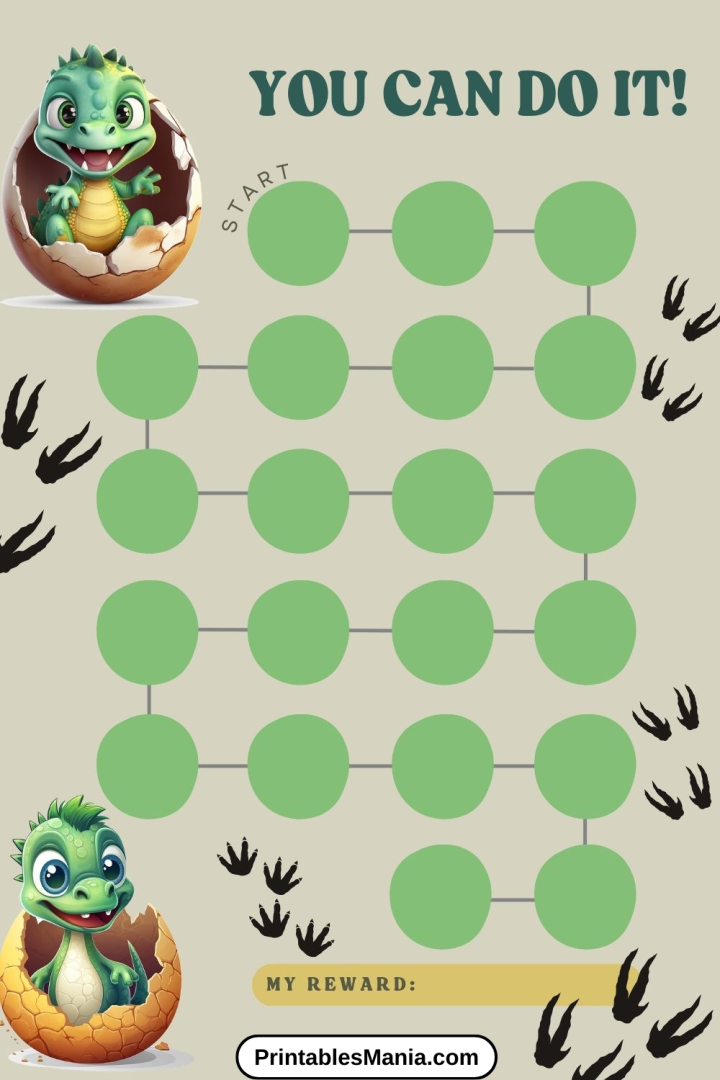 Reward Chart Printable PDF - Printables Mania