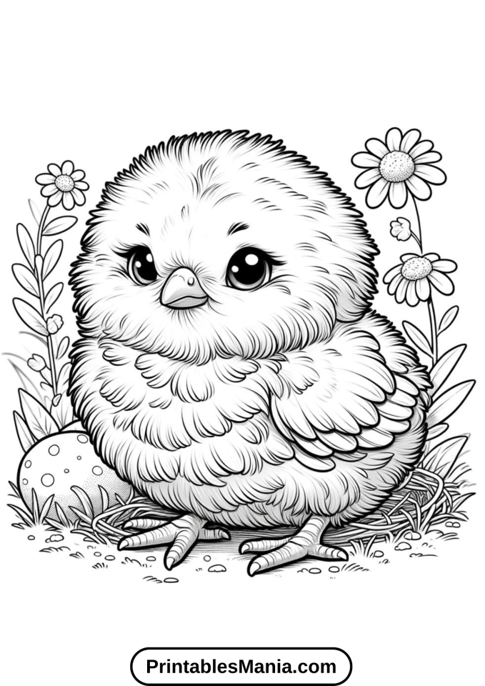 Cute Animal Coloring Pages PDF - Printables Mania