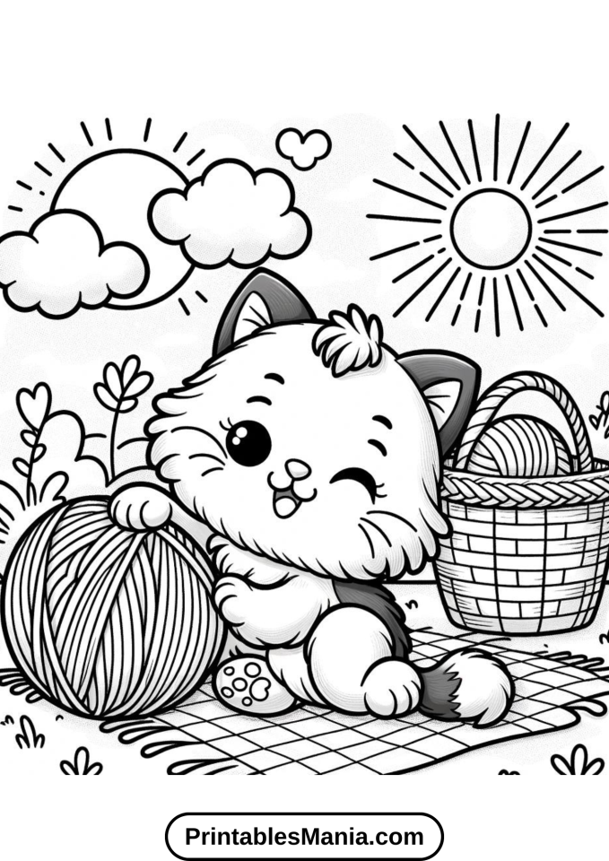 Cute Animal Coloring Pages PDF - Printables Mania