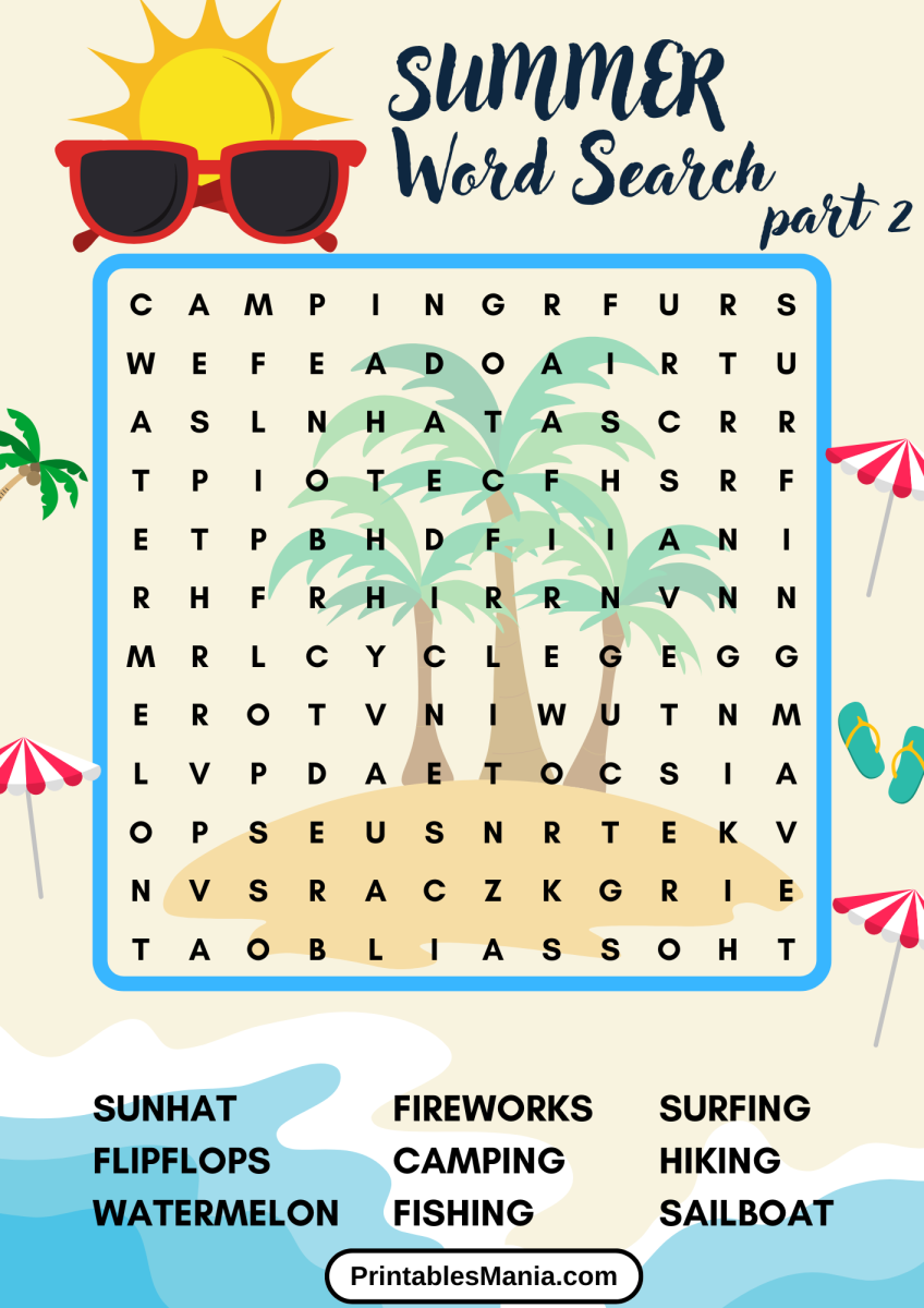 Summer Word Search Free Printable - Printables Mania