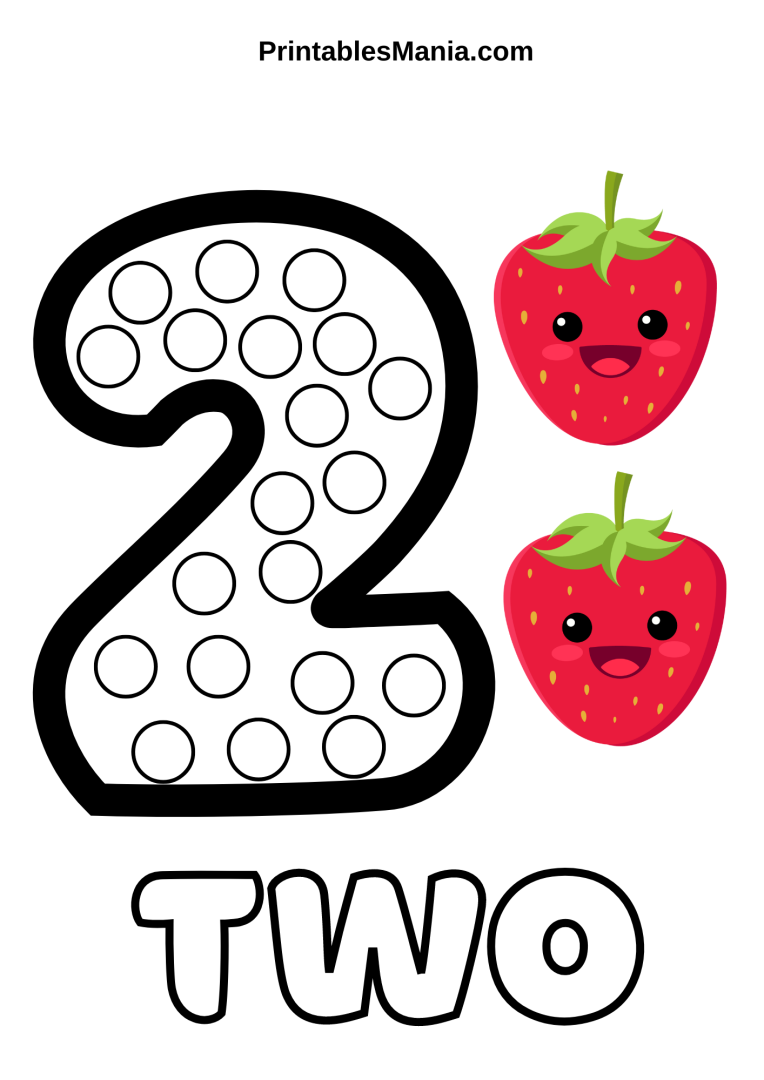 Do A Dot Number Printables - Printables Mania