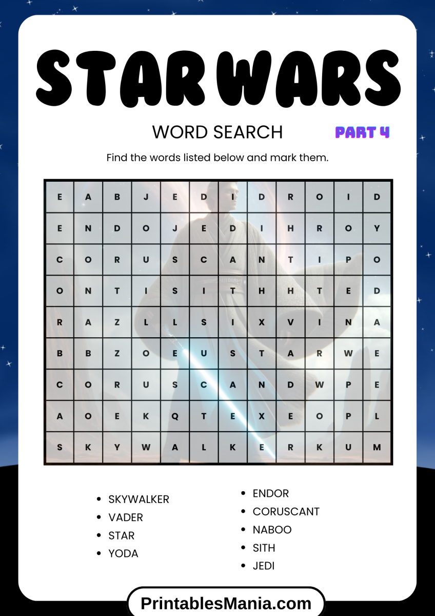 Star Wars Word Search Free Printable - Printables Mania