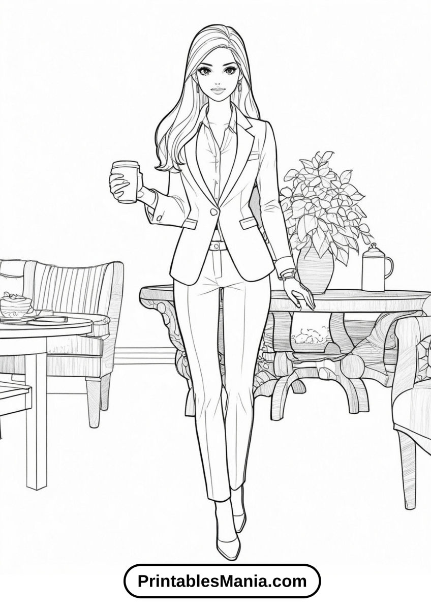 56 Barbie Coloring Pages for Endless Fun - Printables Mania