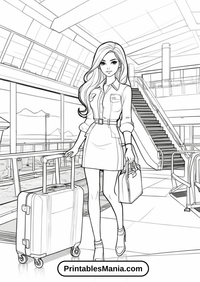 56 Barbie Coloring Pages for Endless Fun - Printables Mania