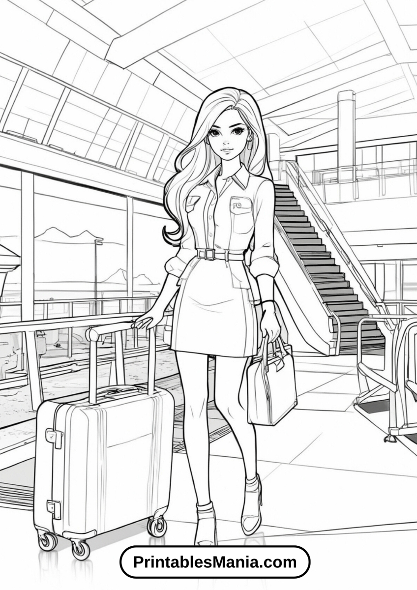 56 Barbie Coloring Pages for Endless Fun - Printables Mania