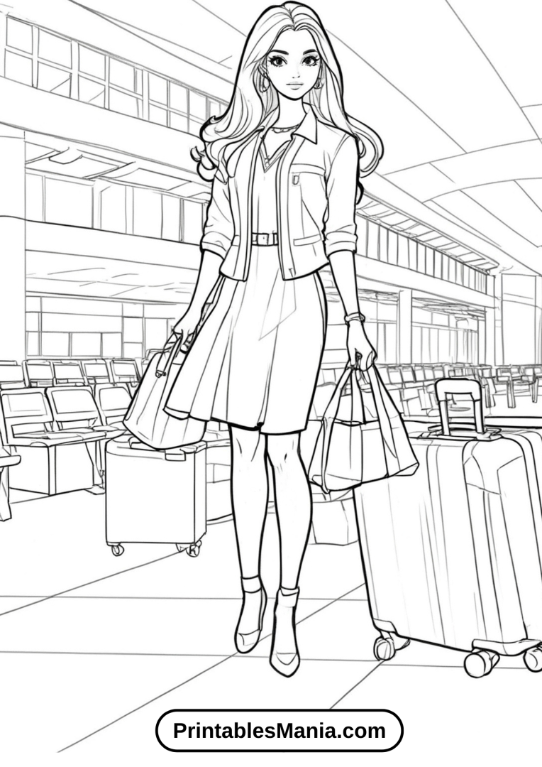 56 Barbie Coloring Pages for Endless Fun - Printables Mania