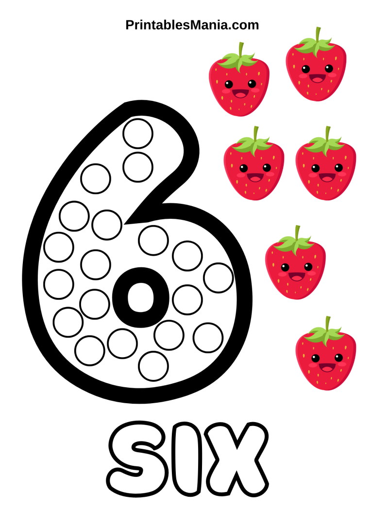 Do A Dot Number Printables - Printables Mania