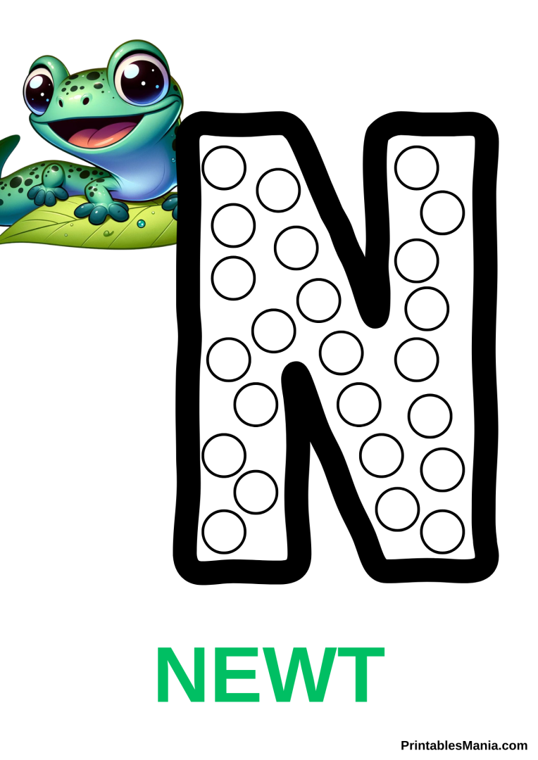 Do A Dot Letter Printables - Printables Mania