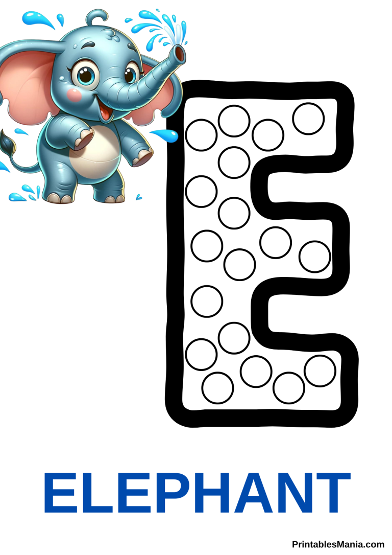 Do A Dot Letter Printables - Printables Mania