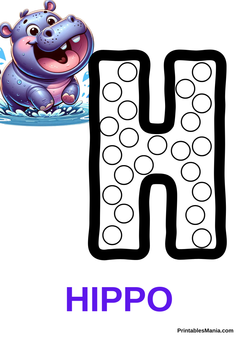 Do A Dot Letter Printables - Printables Mania