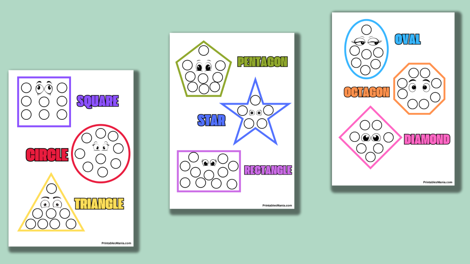 Do A Dot Shape Printables - Printables Mania