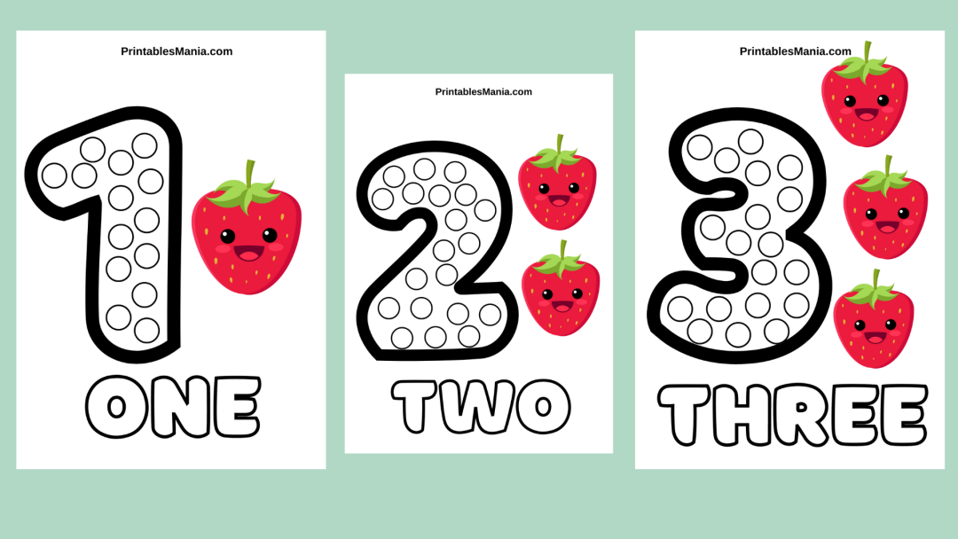 Do A Dot Number Printables - Printables Mania