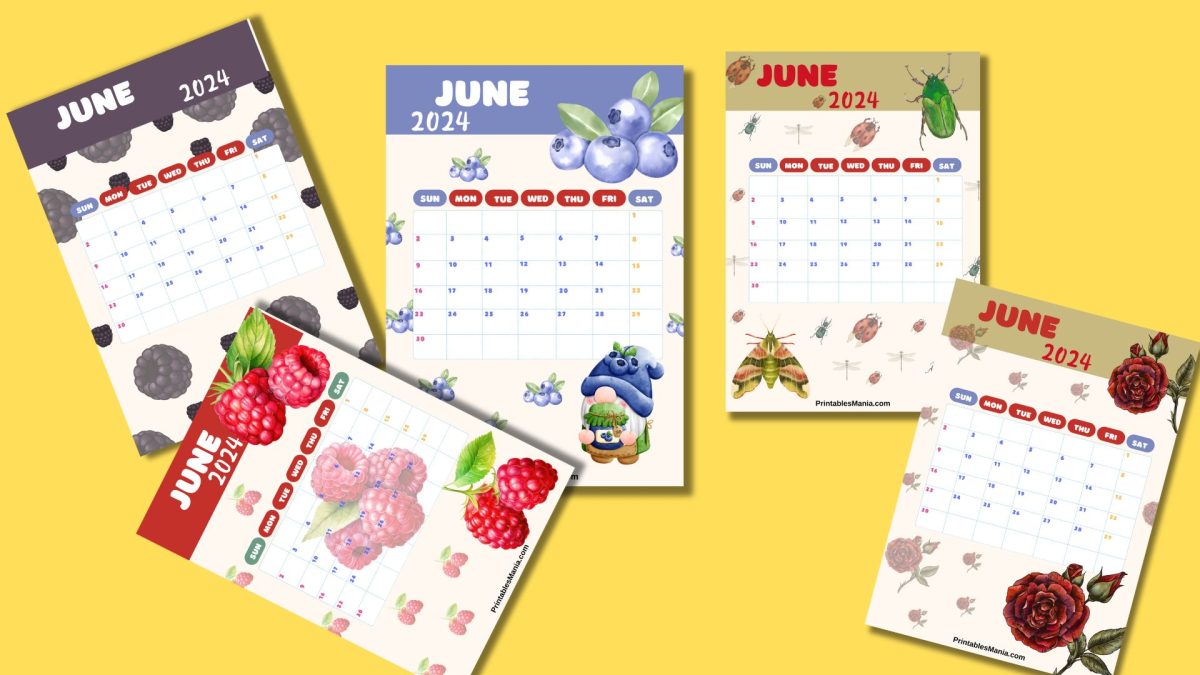 June 2024 Printable Calendars (FREE) - Printables Mania