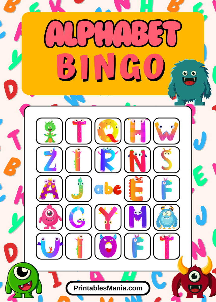 Alphabet Bingo Printable - Printables Mania