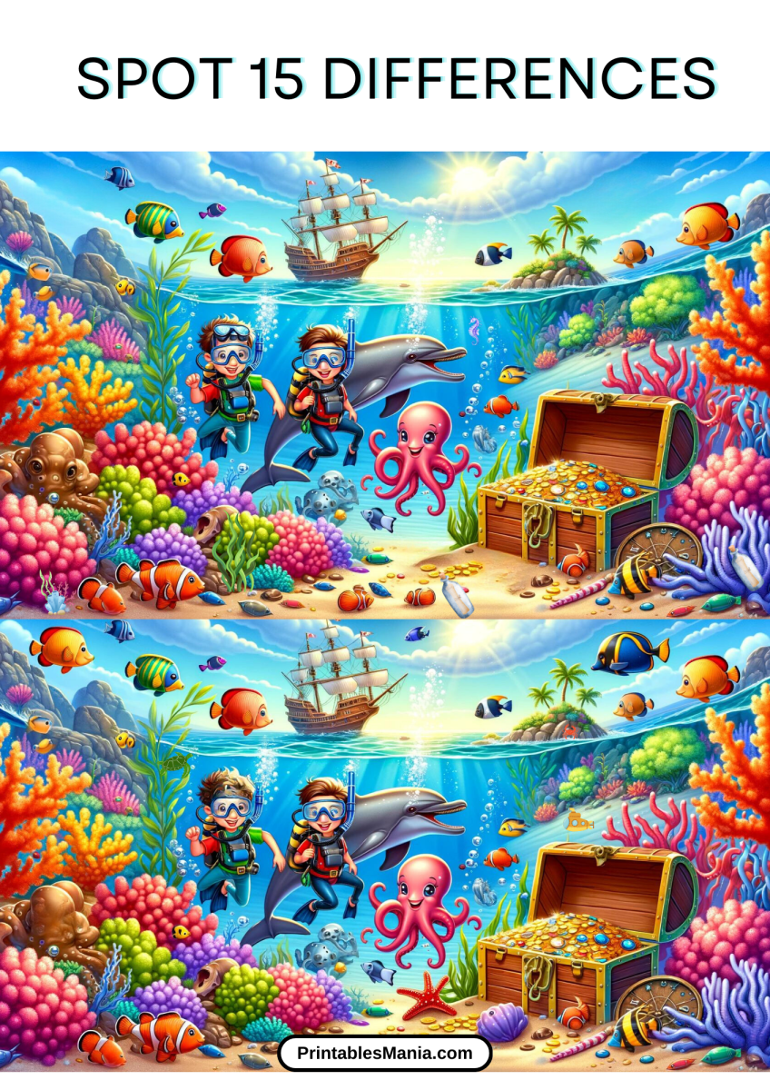 Spot The Difference Printable - Printables Mania