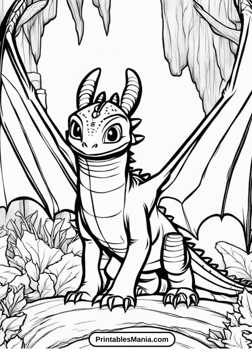 How to Train Your Dragon Coloring Pages Printable - Printables Mania