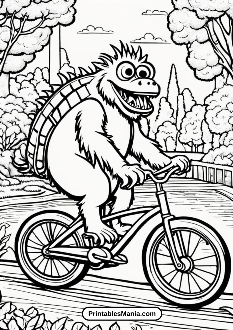 My Pet Monster Coloring Pages - Printables Mania
