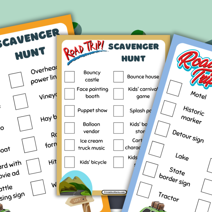 Church Scavenger Hunt - Printables Mania