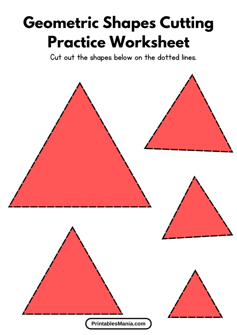 Free Printable Cutting Activities - Printables Mania