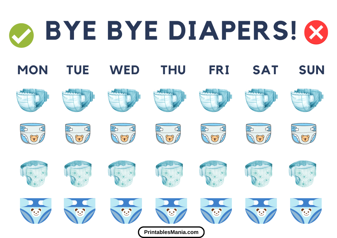 Potty Chart Printable - Printables Mania