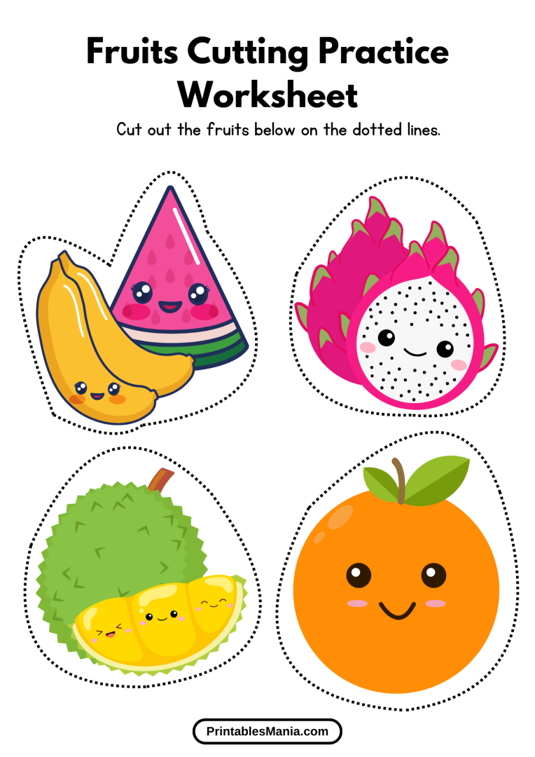 Free Printable Cutting Activities - Printables Mania