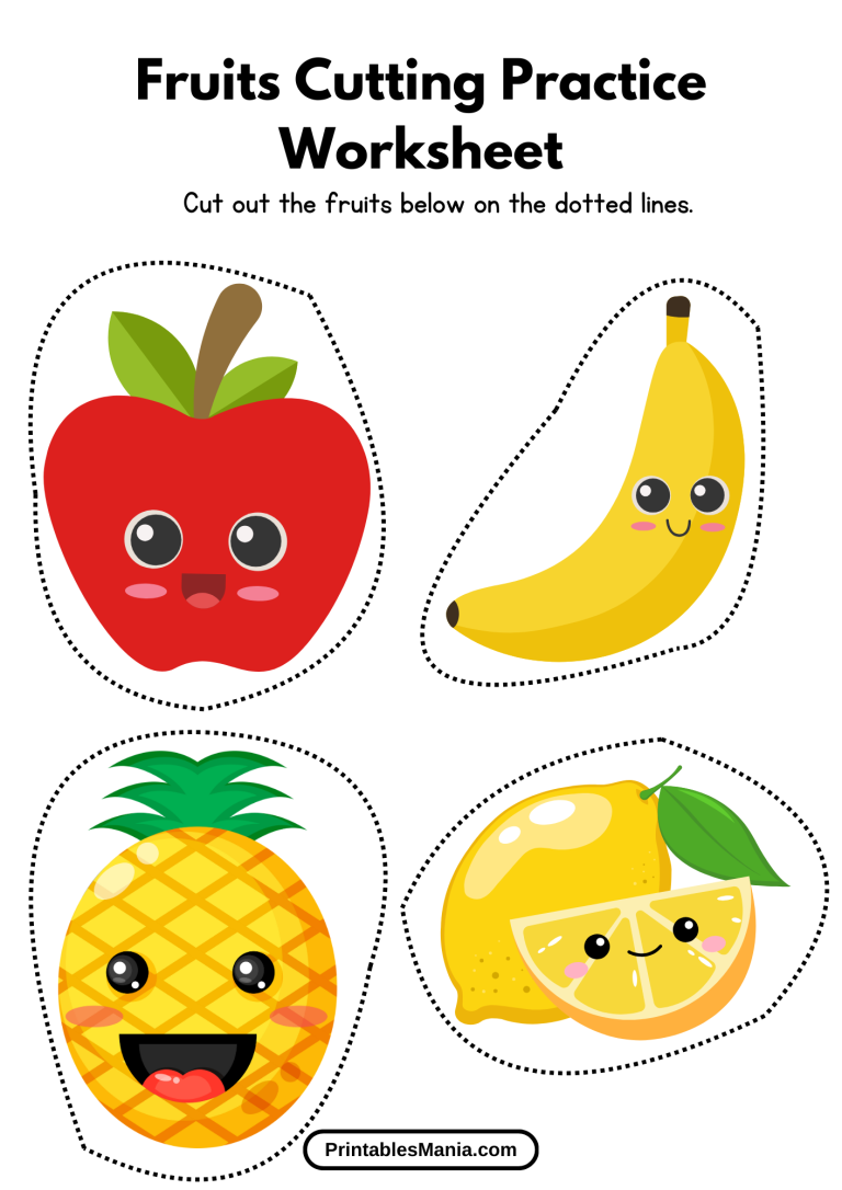 Free Printable Cutting Activities - Printables Mania