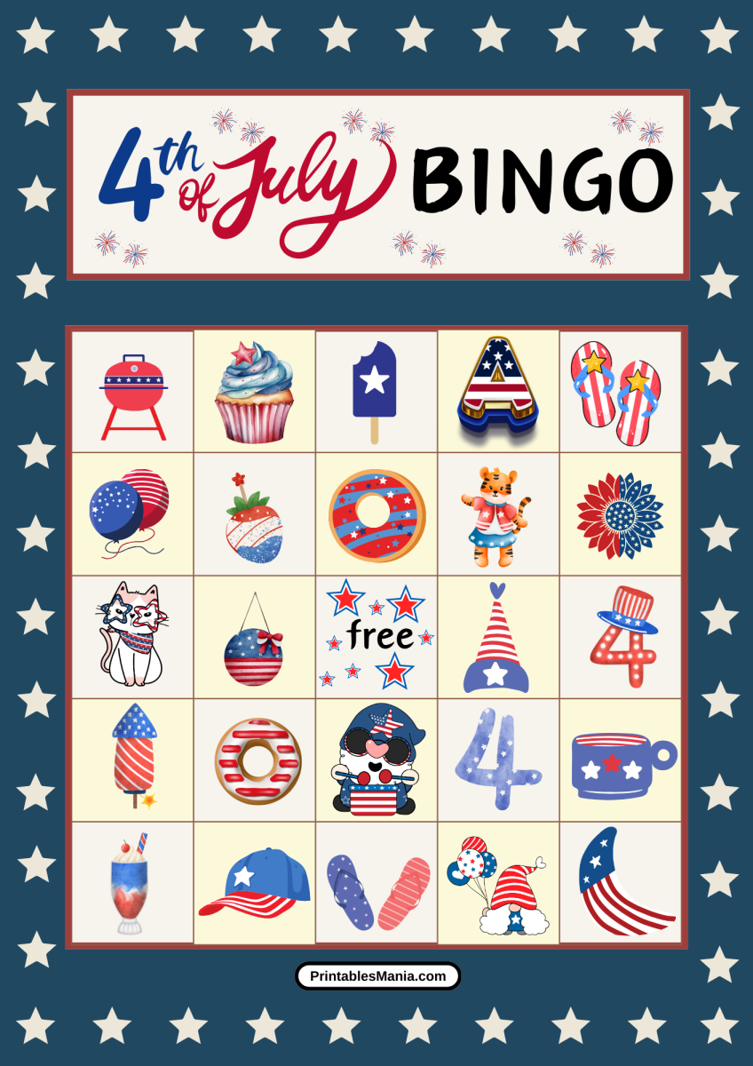 4th Of July Bingo Free Printable - Printables Mania