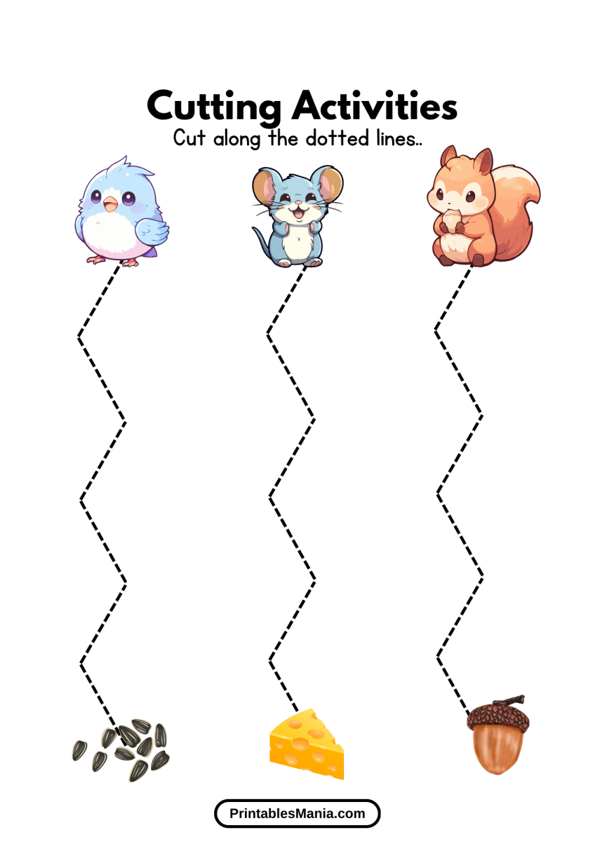 Free Printable Cutting Activities - Printables Mania
