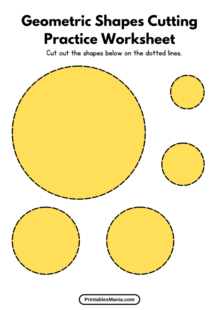 Free Printable Cutting Activities - Printables Mania