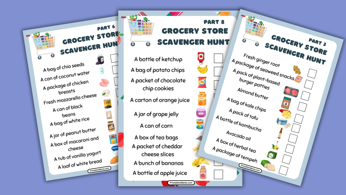 Indoor Scavenger Hunt For Kids - Printables Mania