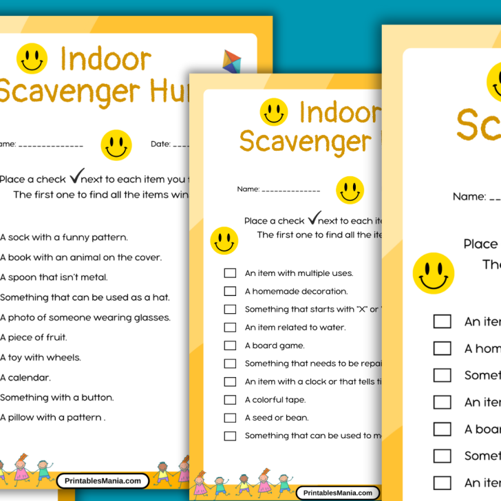 Church Scavenger Hunt - Printables Mania
