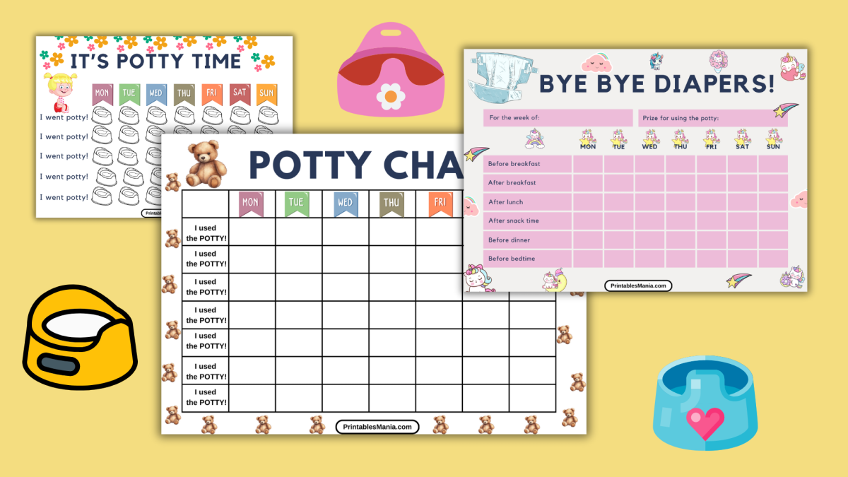 Potty Chart Printable - Printables Mania