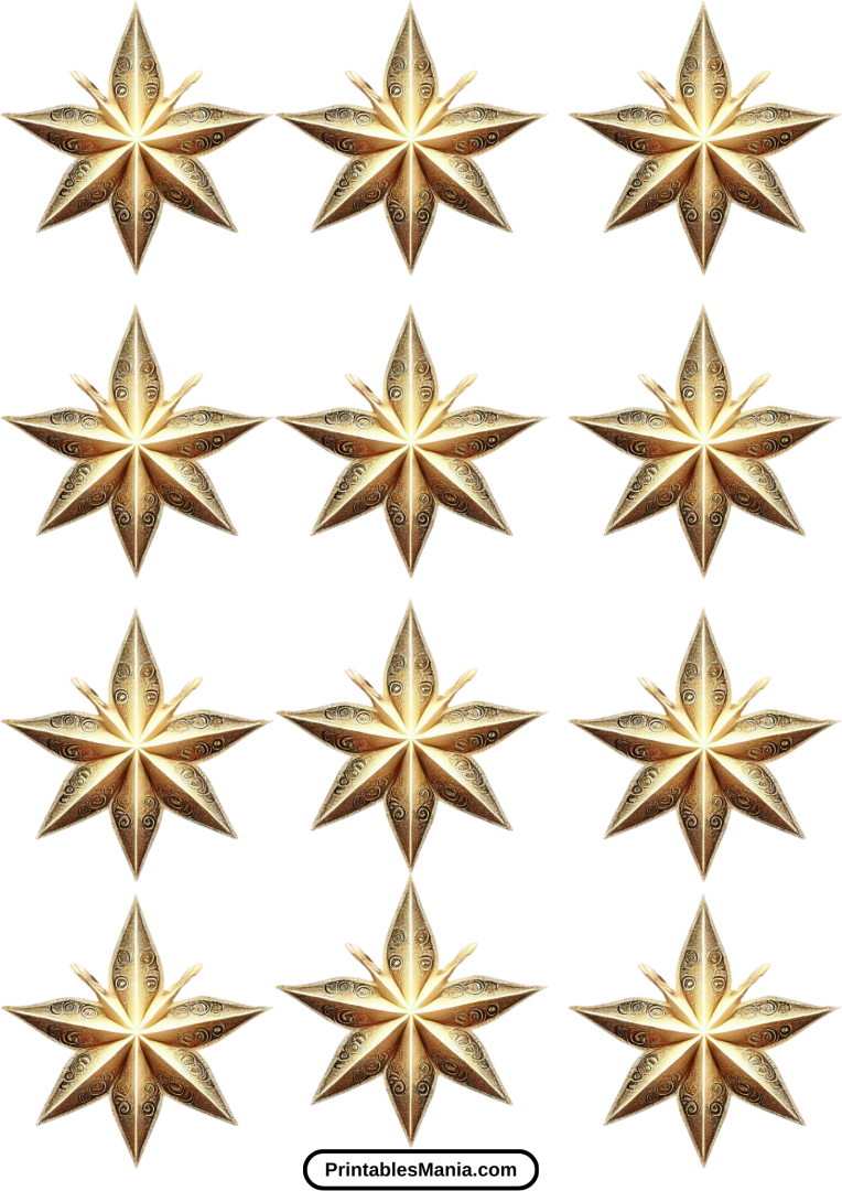 Star Cut Out Printable - Printables Mania