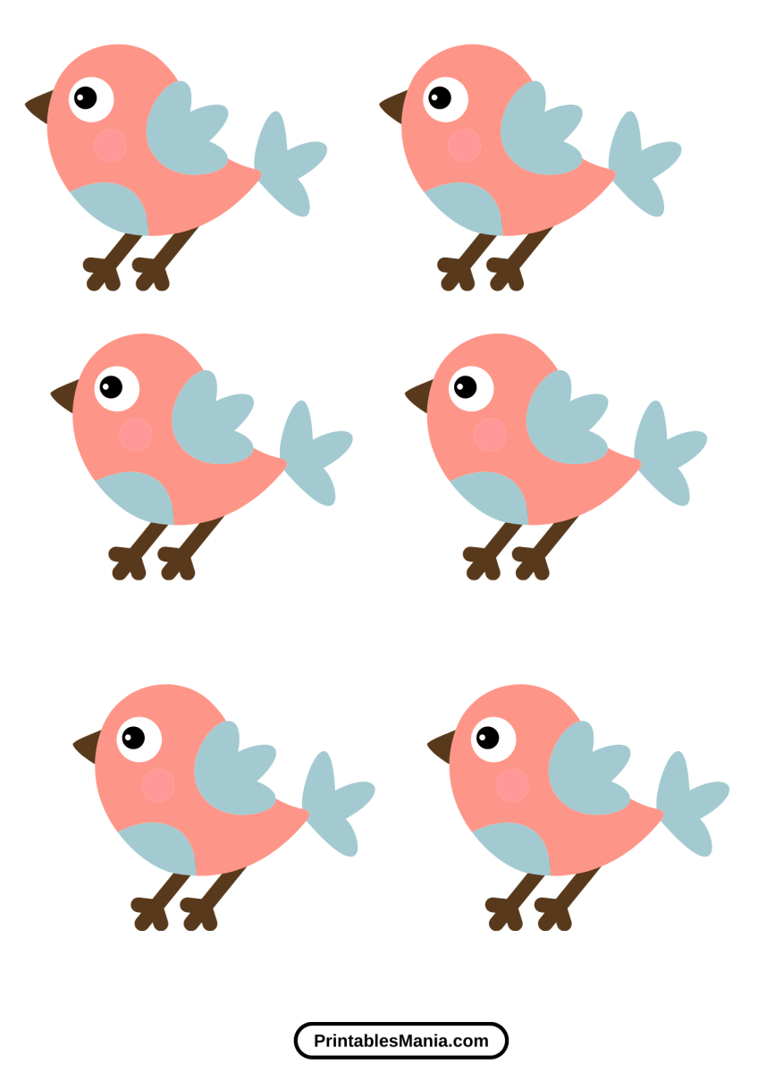 Bird Printable Template - Printables Mania