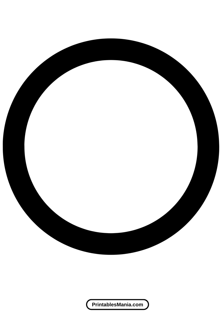 Printable Circle Template - Printables Mania