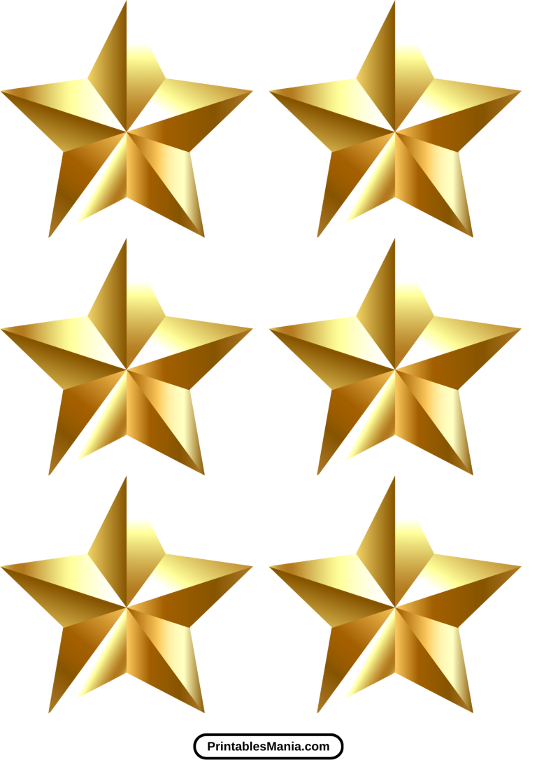 Star Cut Out Printable - Printables Mania