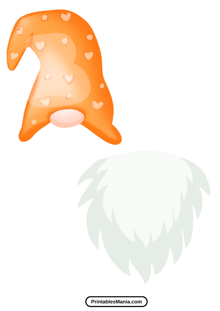 Printable Gnome Template - Printables Mania