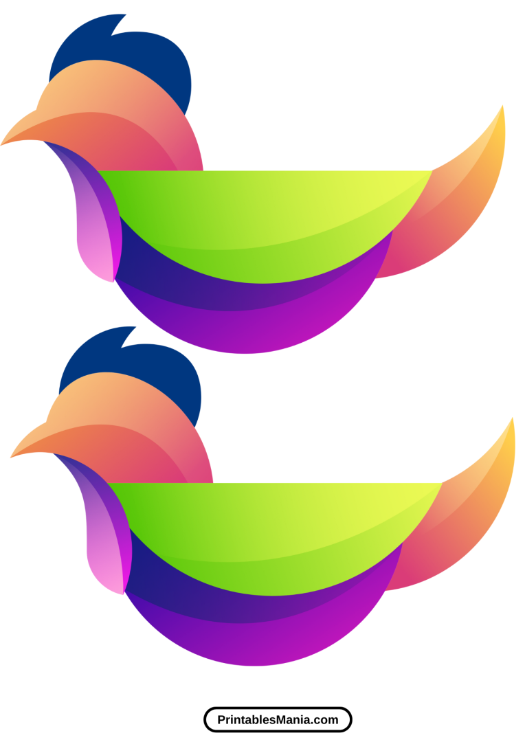 Bird Printable Template - Printables Mania