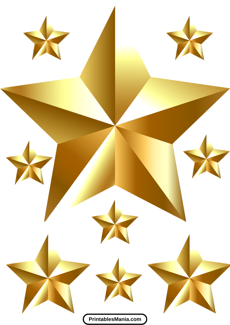 Star Cut Out Printable - Printables Mania