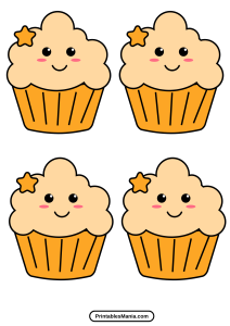 Printable Cupcake Template - Printables Mania
