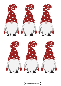 Printable Gnome Template - Printables Mania