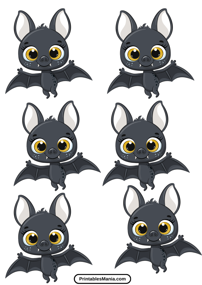 Bat Template Printable - Printables Mania