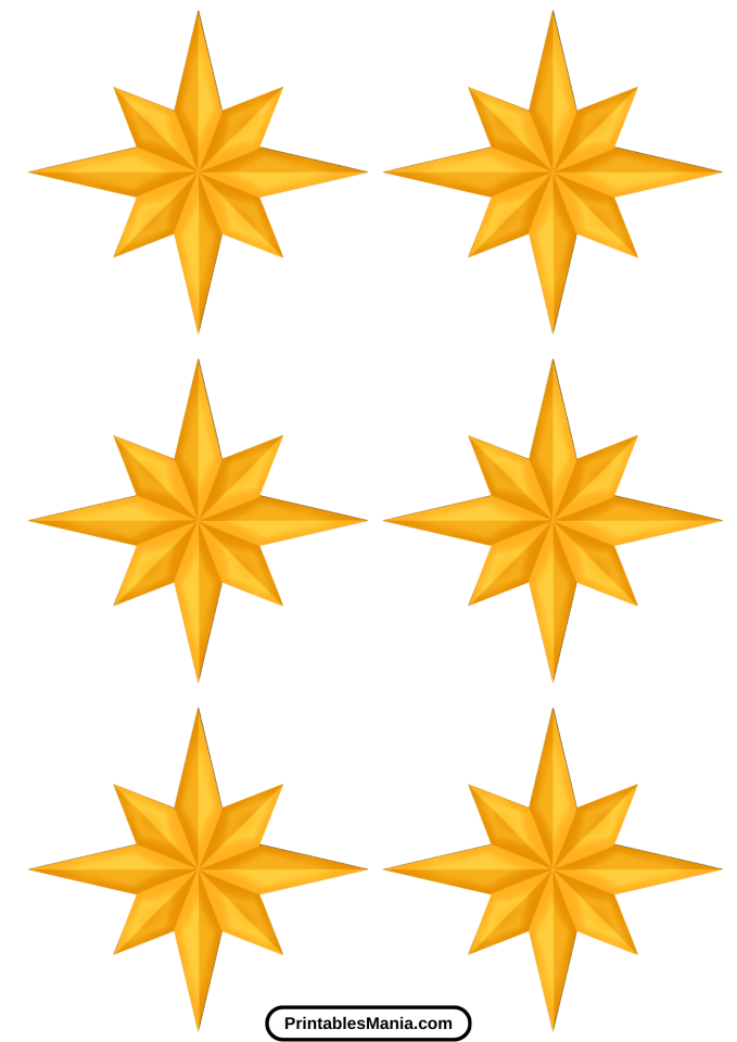 Star Cut Out Printable - Printables Mania