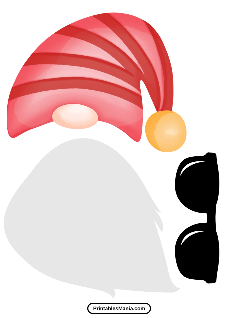 Printable Gnome Template - Printables Mania
