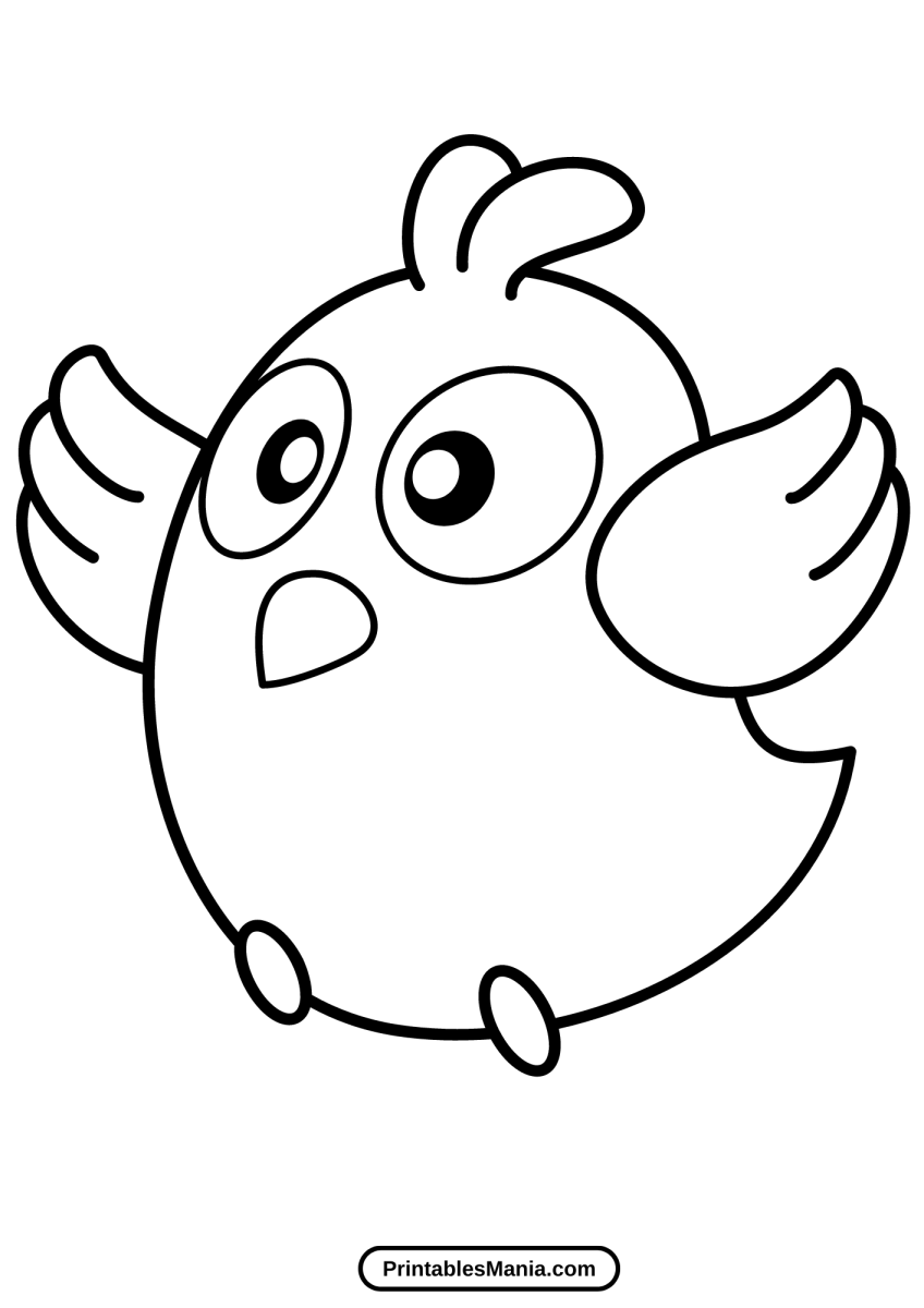 Bird Printable Template - Printables Mania